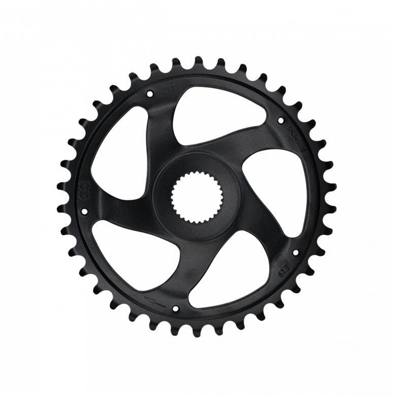 KMC Bosch DM Chainring G4 - Black - 50mm with Spacer – BikeParts.co.uk