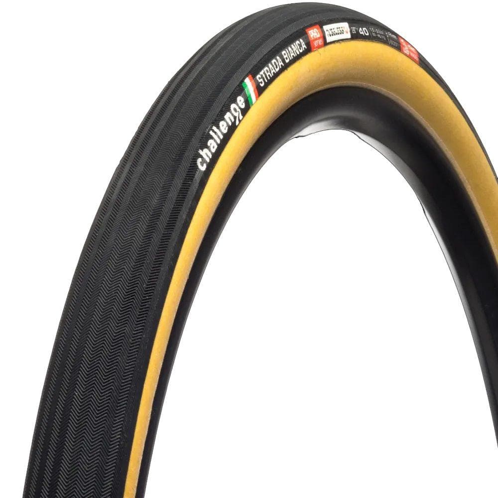 Challenge STRADA BIANCA PRO H TLTU Tan 260tpi 700x40 – BikeParts.co.uk