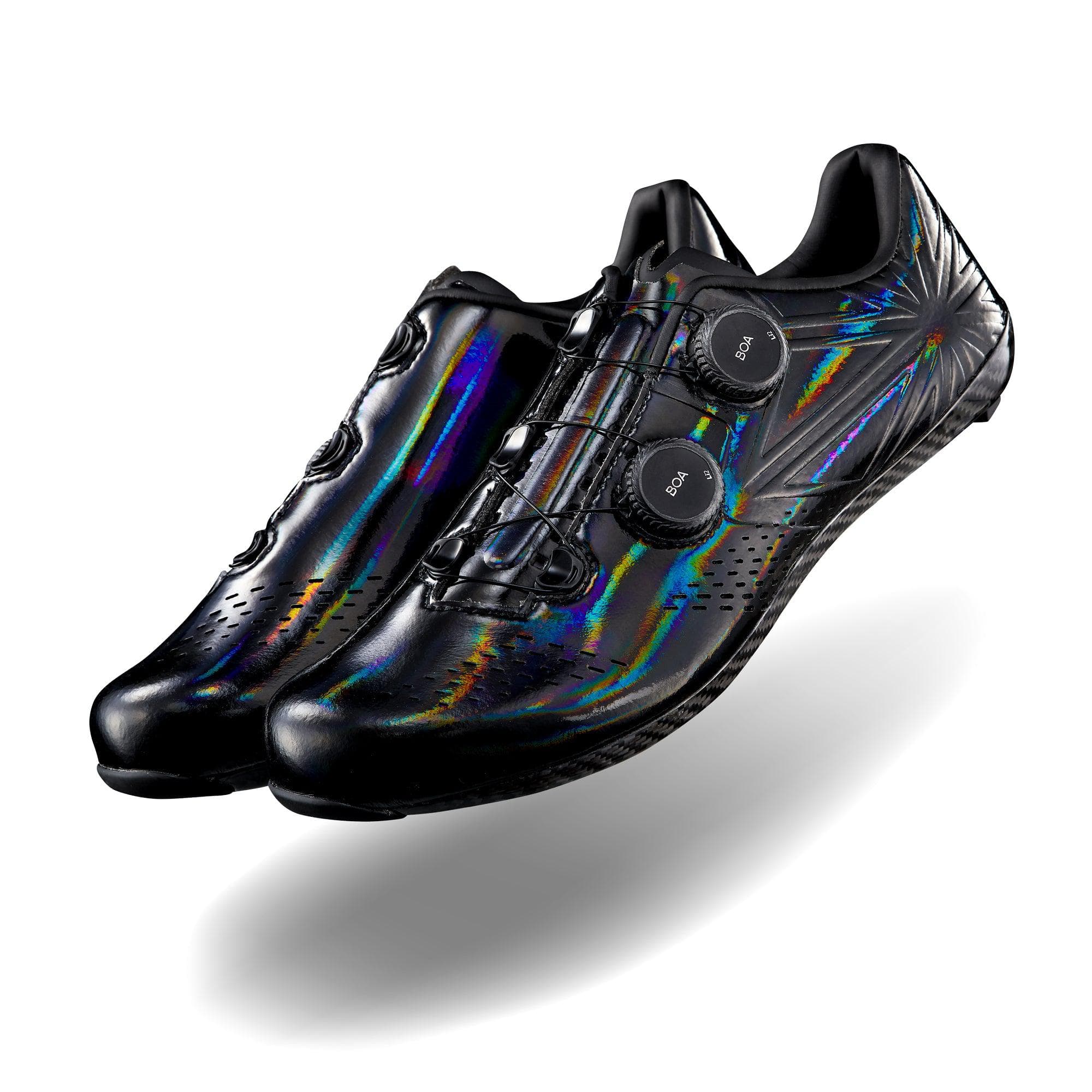 Supacaz Kazze Road Cycling Shoes - Holo: Black 43 – BikeParts.co.uk