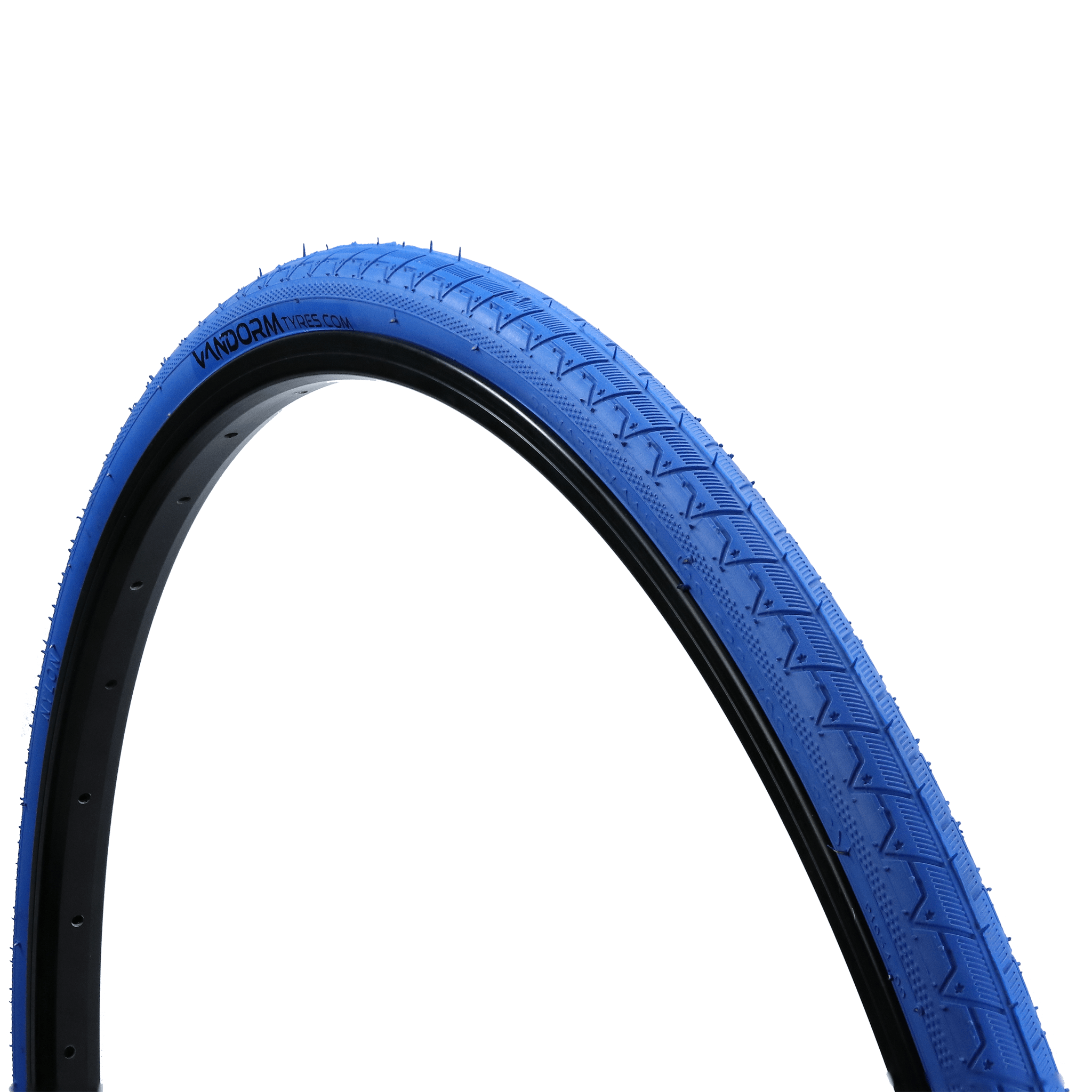 Vandorm Road Route Road Bike Tyre - 700c x 28c - Blue – BikeParts.co.uk
