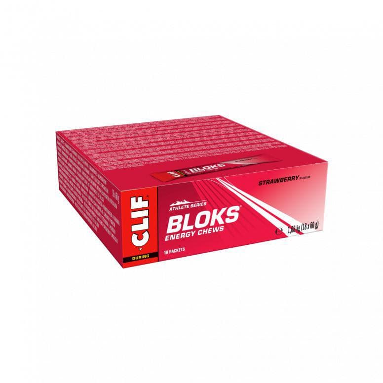 Clif Blok Energy Chews Strawberry 18 Pack – BikeParts.co.uk