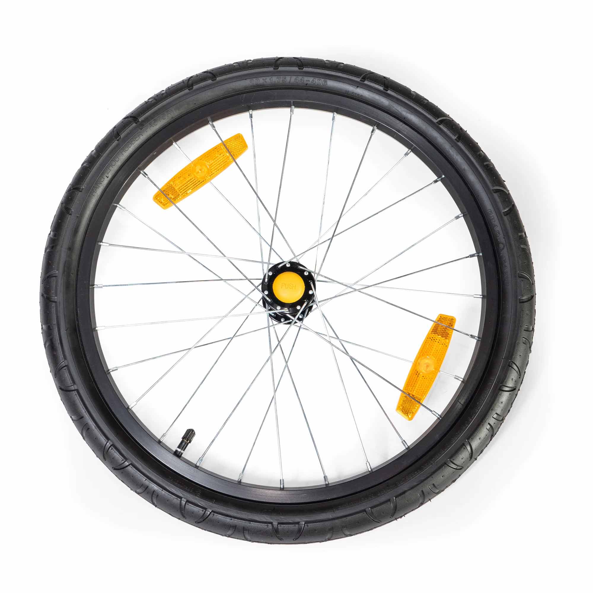 Burley Wheel Assembly 20" Alloy with PB Axle Bee – BikeParts.co.uk
