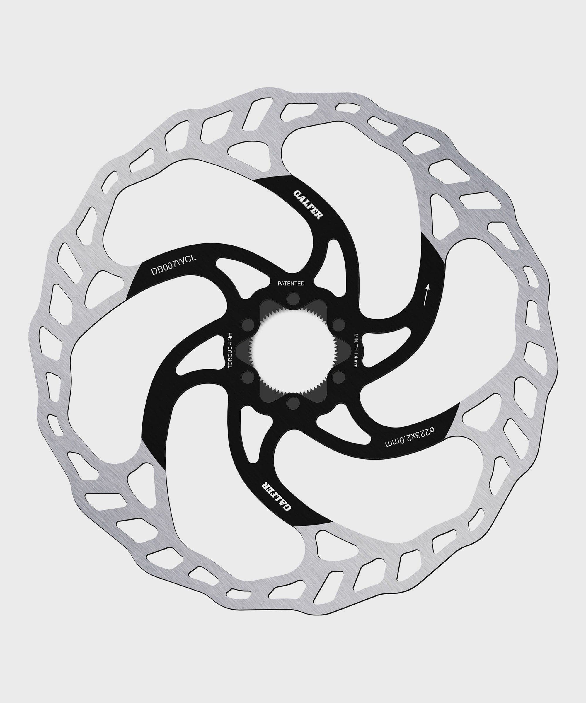 Galfer Wave Disc Rotor - Centerlock -223 x 2.0mm – BikeParts.co.uk