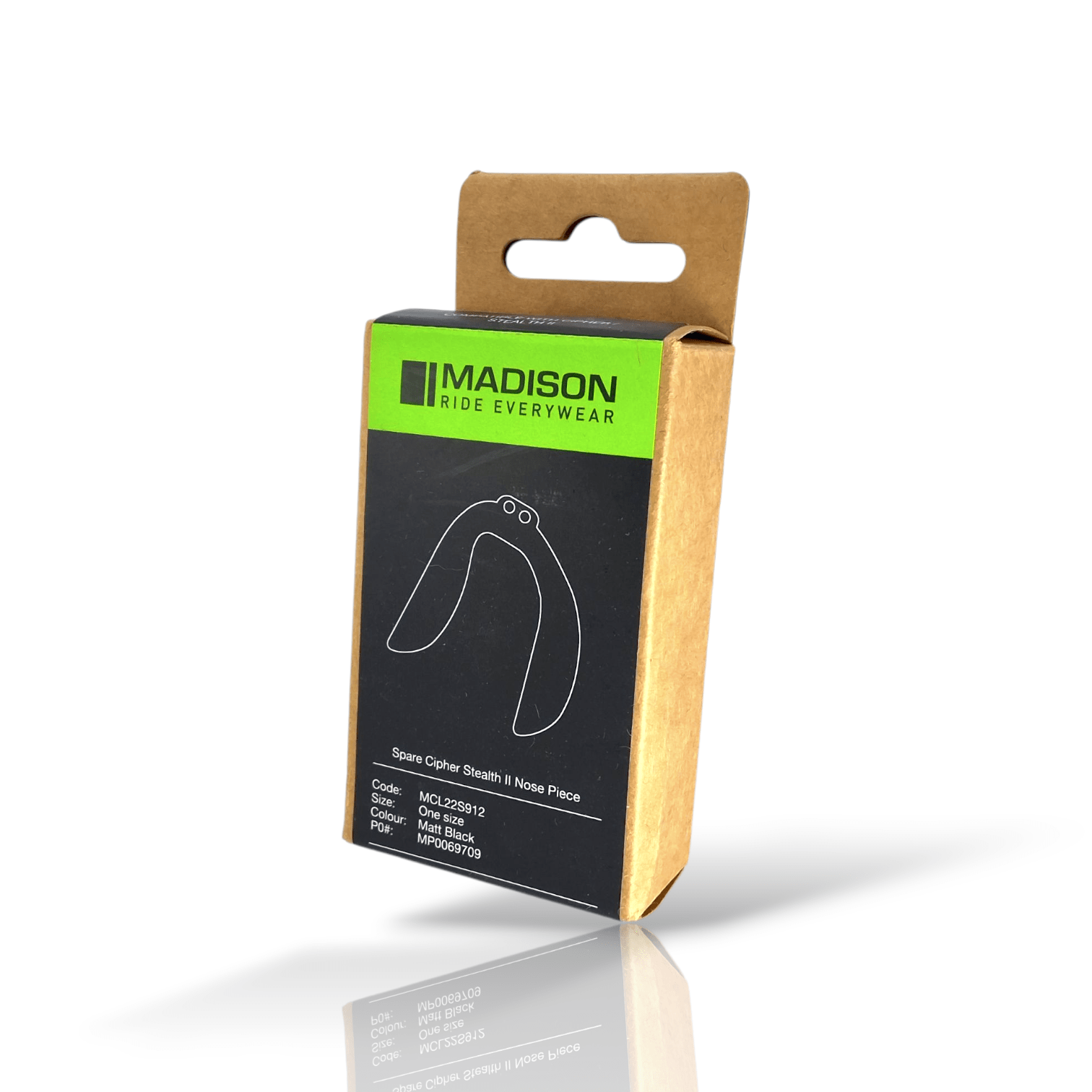 Madison Cipher Spare Nose Piece - matt black – BikeParts.co.uk