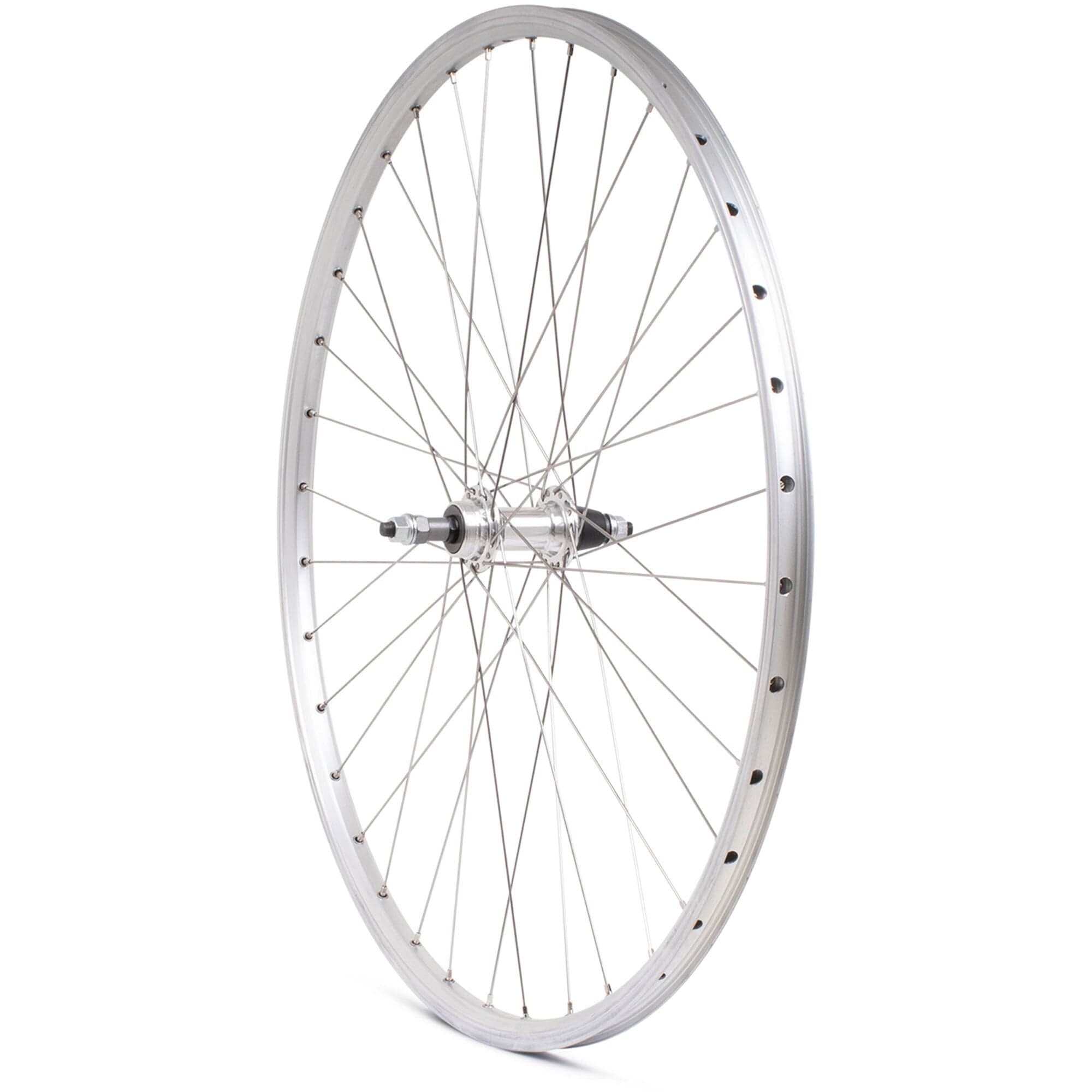 M Part Wheels Hybrid Rear Solid Axle Screw On Wheel silver 700c ...