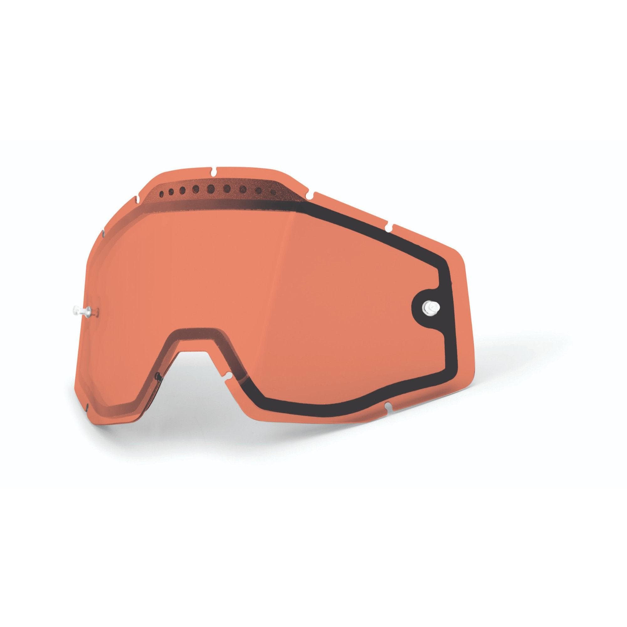 100% Accuri / Racecraft / Strata Vented Dual Pane Lens - Rose ...