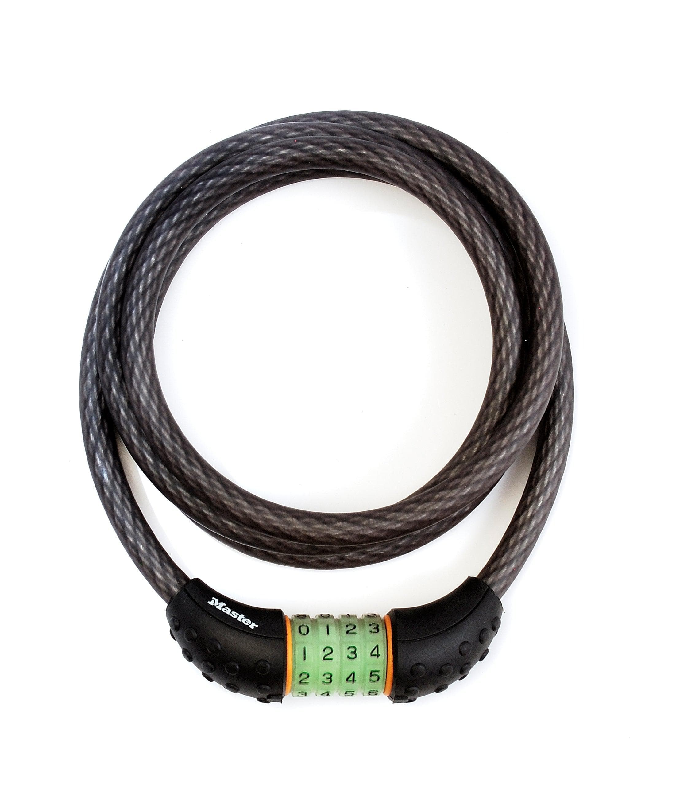 Master Lock Master Lock Cable Combination Lock 12mm x 1.8m [8190 ...