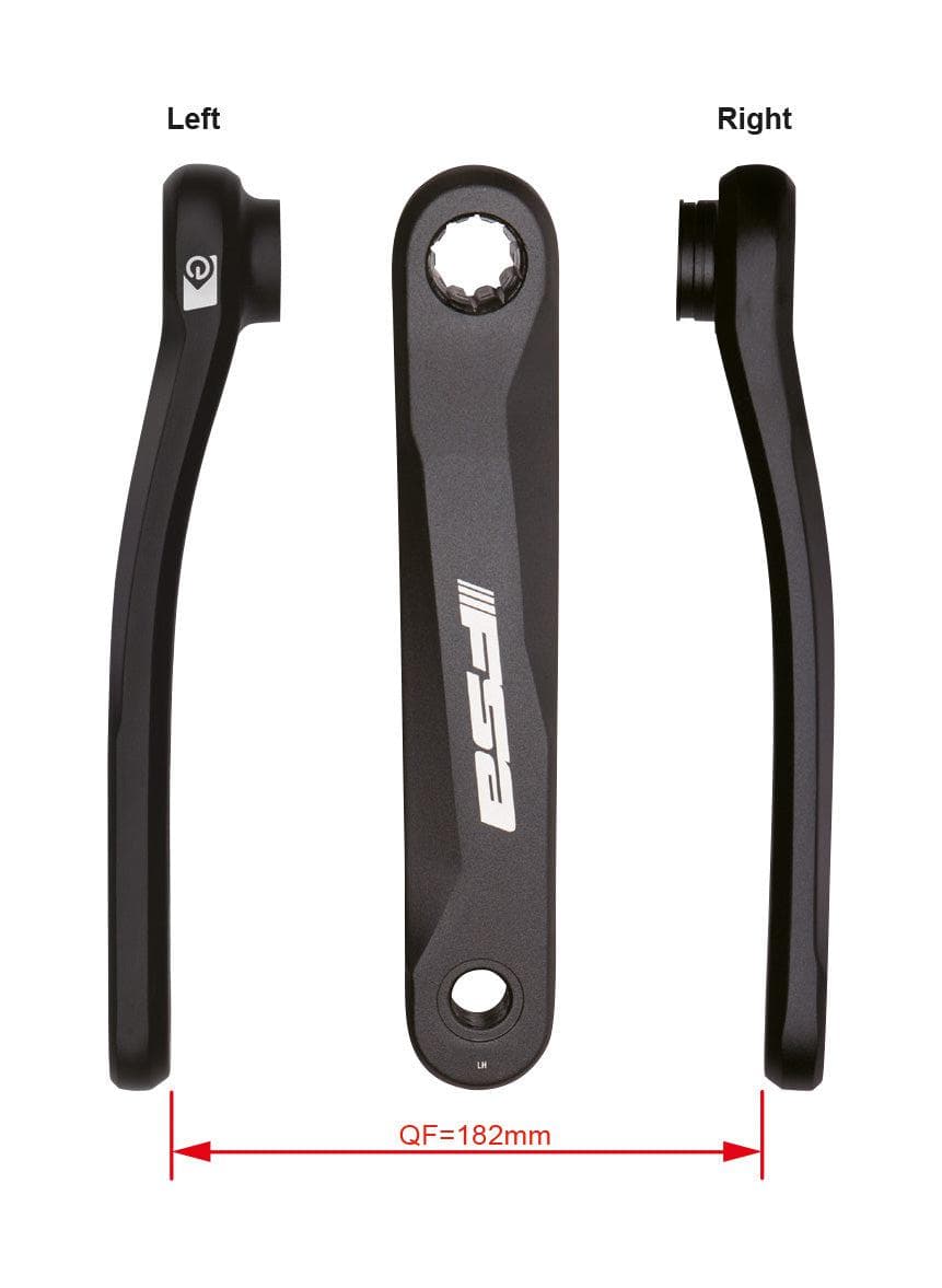 FSA Ebike Chainset CK-745 ISIS 25.7mm Black (170mm) – BikeParts.co.uk