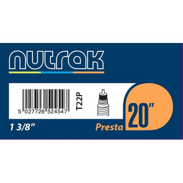 Nutrak 20 x 1 3/8 inch Presta inner tube – BikeParts.co.uk